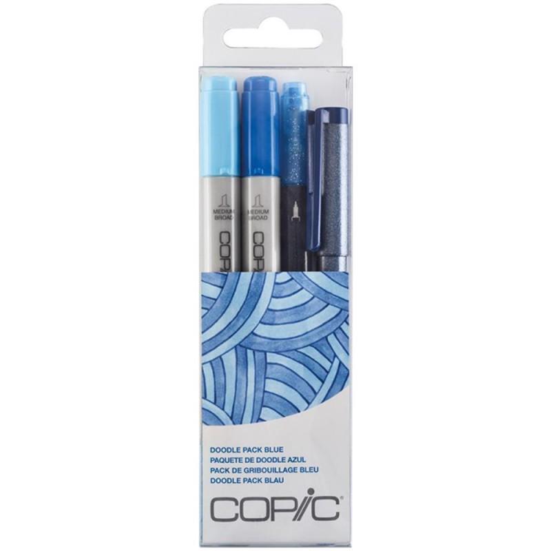 Copic Blue Doodle Pack (4pc) | Cowling & Wilcox Ltd. - Cowling & Wilcox