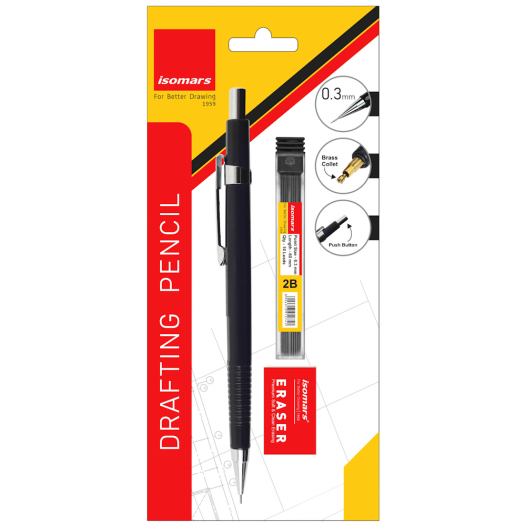 ISOMARS 0.3mm Drafting Mechanical Pencil Set | Cowling & Wilcox Ltd ...