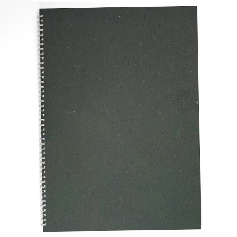 Pink Pig Posh Banana A2 Portrait Ebony Sketchbook | Cowling & Wilcox Ltd.